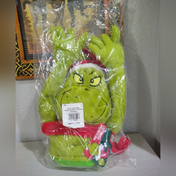Holiday | The Grinch Tree Hugger Topper Poseable Christmas Holiday ...